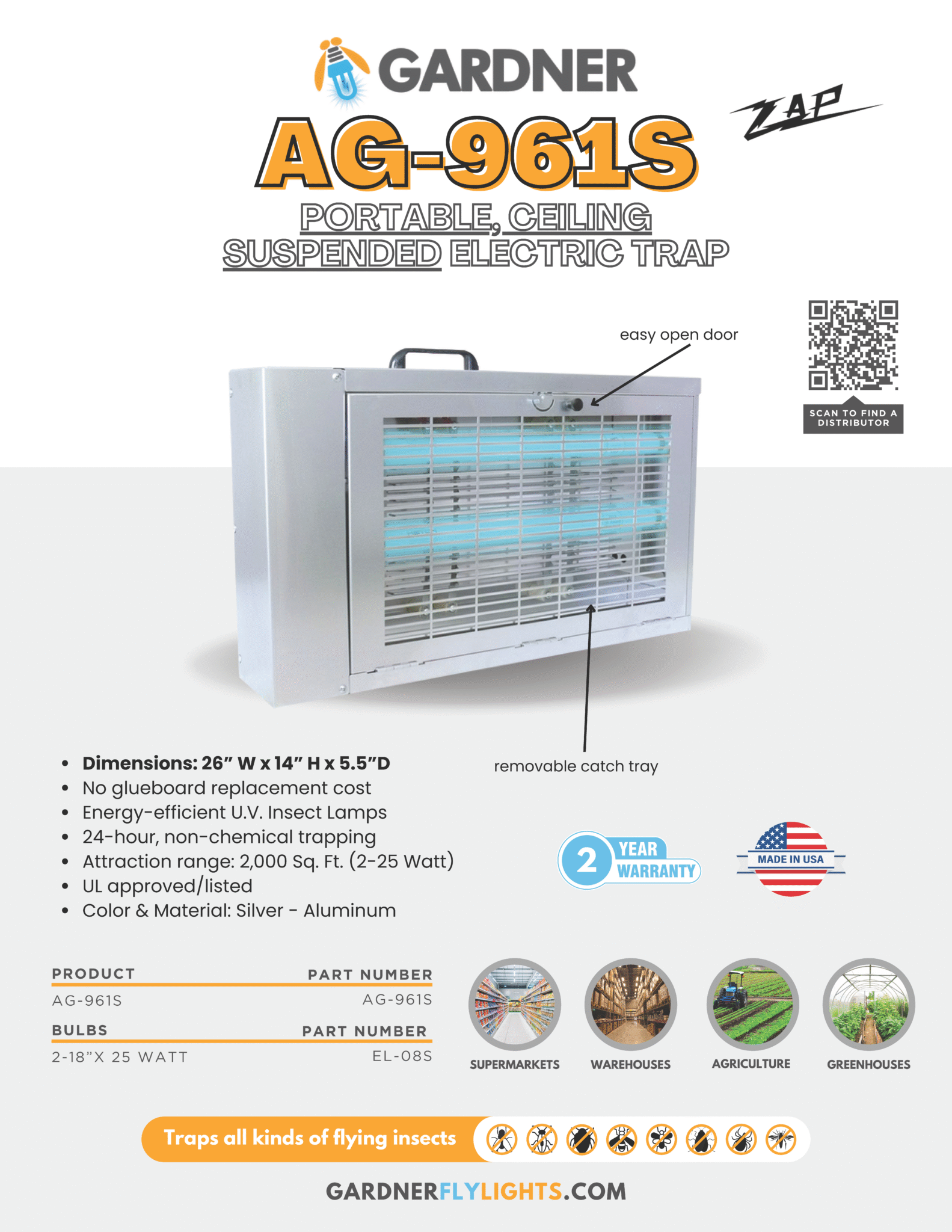 Insect Light Traps - Fly Control for Homes & Businesses | Gardner